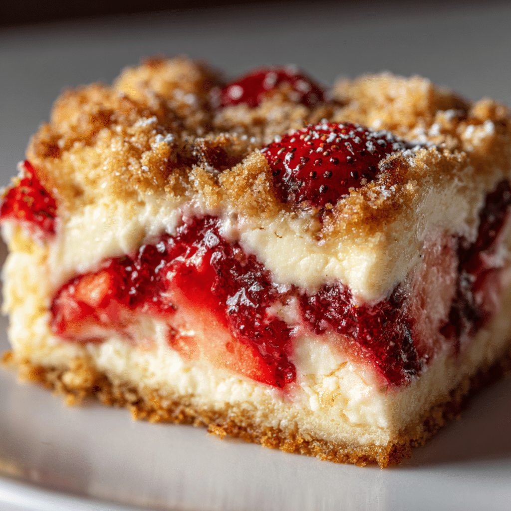 Strawberry Cheesecake Dump Cake